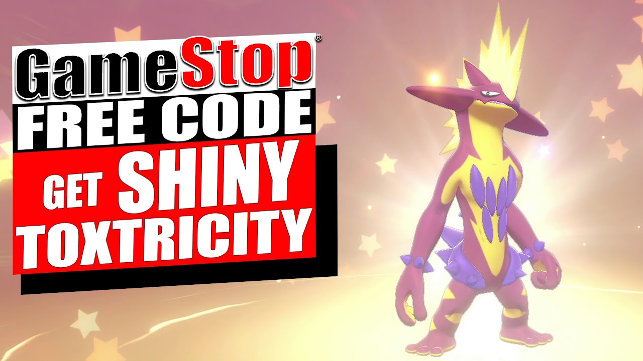 FREE SHINY Toxtricity Code | GAMESTOP