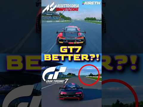 GT7 looks BETTER than ACC?!