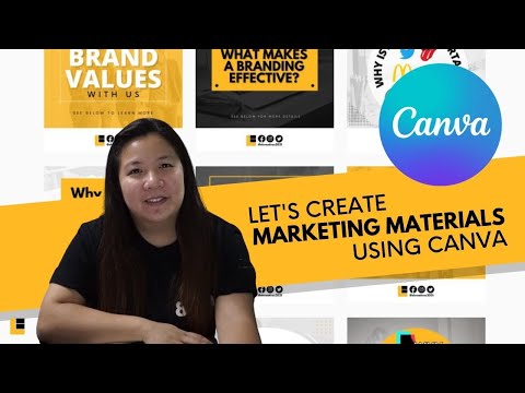 How to create marketing materials using Canva