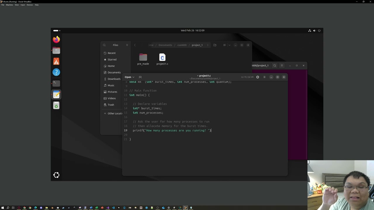 Spring 2025, CSE-4600, Chapter 2 (Project 1: CPU scheduling program)