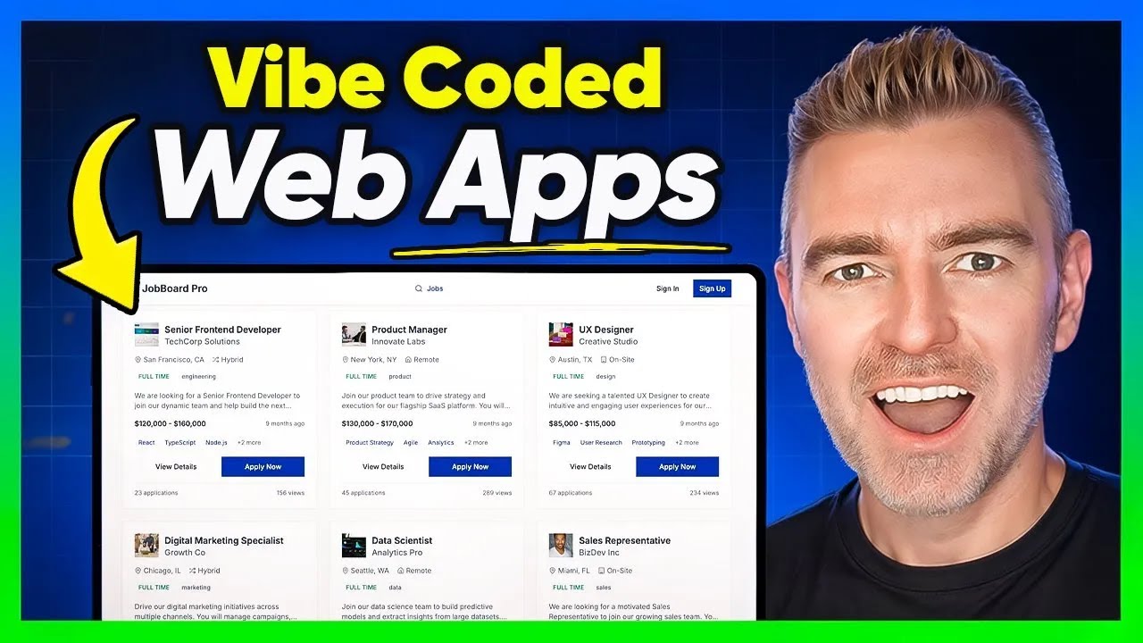 Watch Me Vibe Code a Job Board App in Minutes Using Rocket!