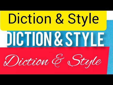 Diction & Style || Literary terms/Stylistic devices defined and exemplified || Bamdev Poudyal ||