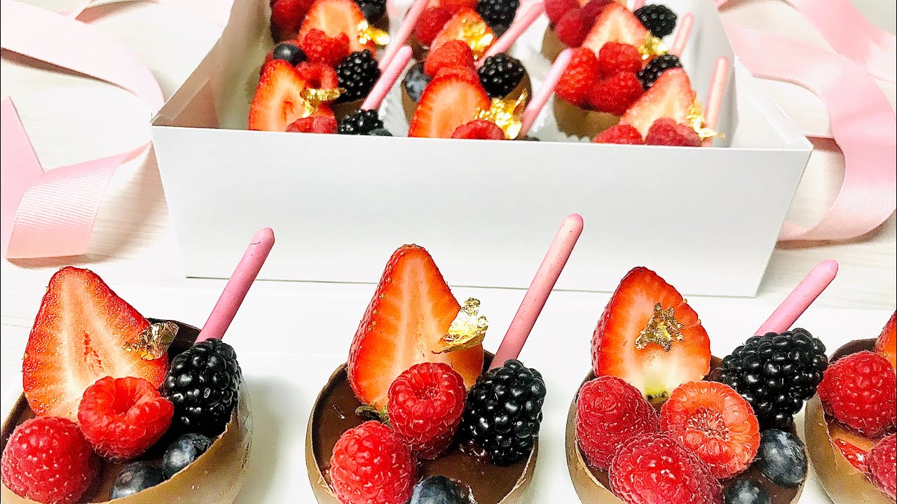 El postre perfecto para el dia de las madres!!🤗  CHOCOLATE CUPS DESSERT!!💞