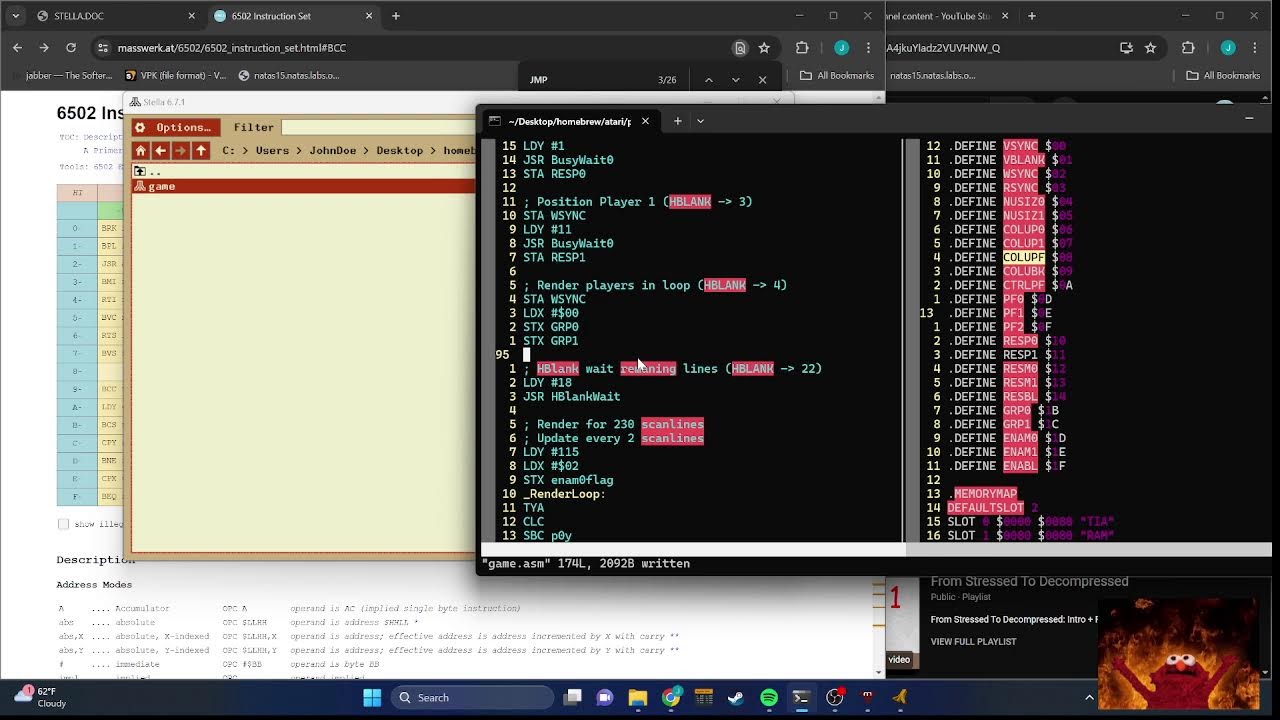 Learning Atari 2600 Programming 5