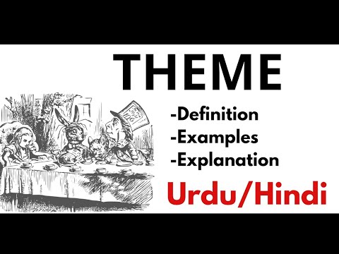 Concept of theme in literature|Urdu/Hindi