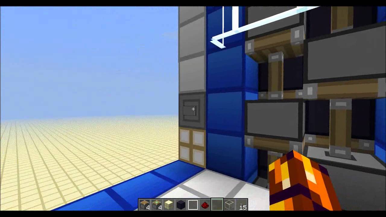 Minecraft Piston Elevator: Fast Compact Instant Up and Down Elevator