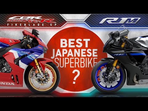2022 Honda CBR1000RR-R Fireblade SP vs 2022 Yamaha R1M ┃Top Japanese Superbike Comparison