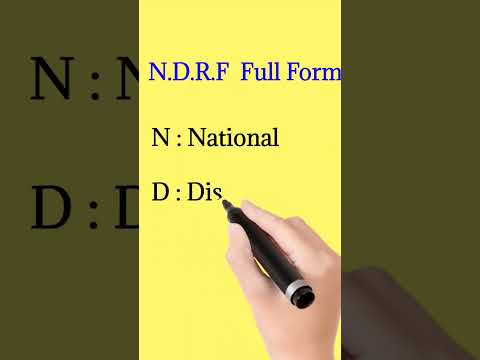 N.D.R.F Full form | full form of NDRF | #Full form