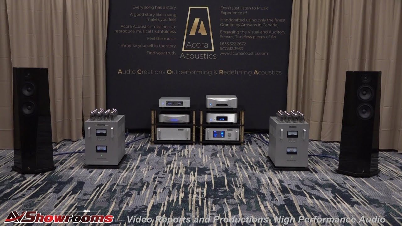Acora Loudspeakers, SRC 2, SRB Bookshelf Loudspeakers, Esoteric Electronics, Cardas, Audio Research