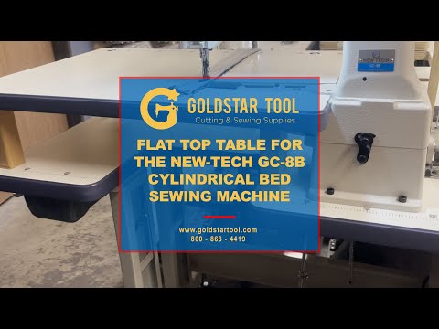 Product Showcase- Flat Top Table for the New-Tech GC-8B Sewing Machine Goldstartool.com-800-868-4419
