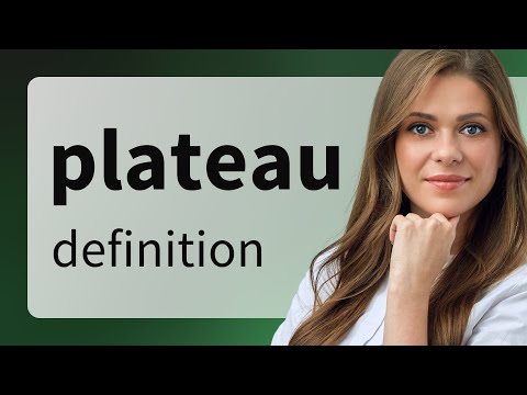 Plateau • PLATEAU definition