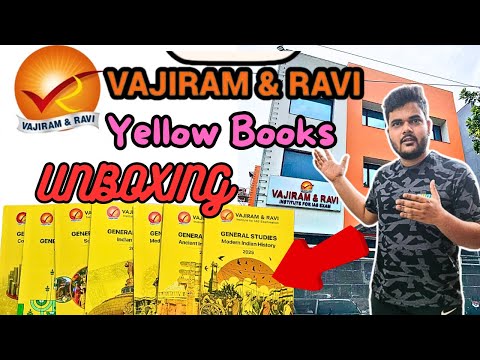 Vajiram and Ravi yellow Books unboxing #vajiramandravi #upsc #unboxing