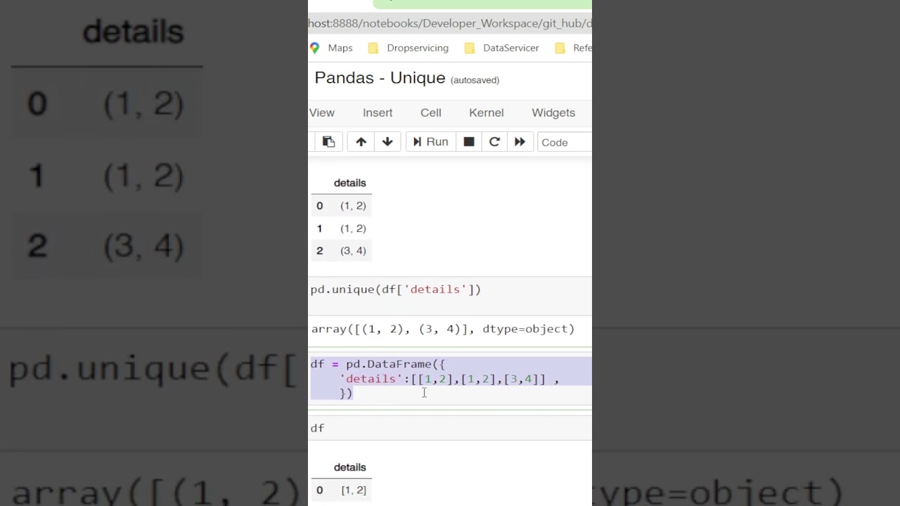 Remove duplicate dict in list in python #shorts #python #pandas