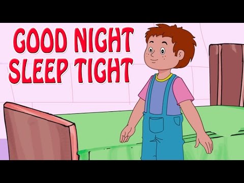 Good Night, Sleep Tight | Animated Nursery Rhyme in English