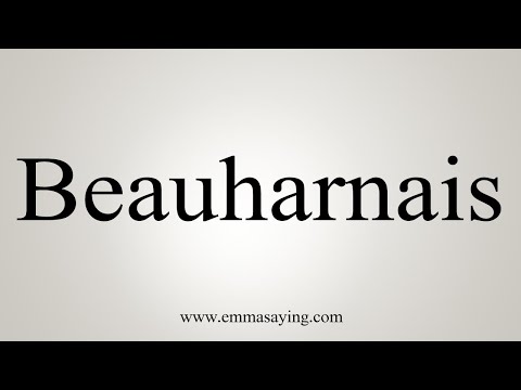 How To Say Beauharnais