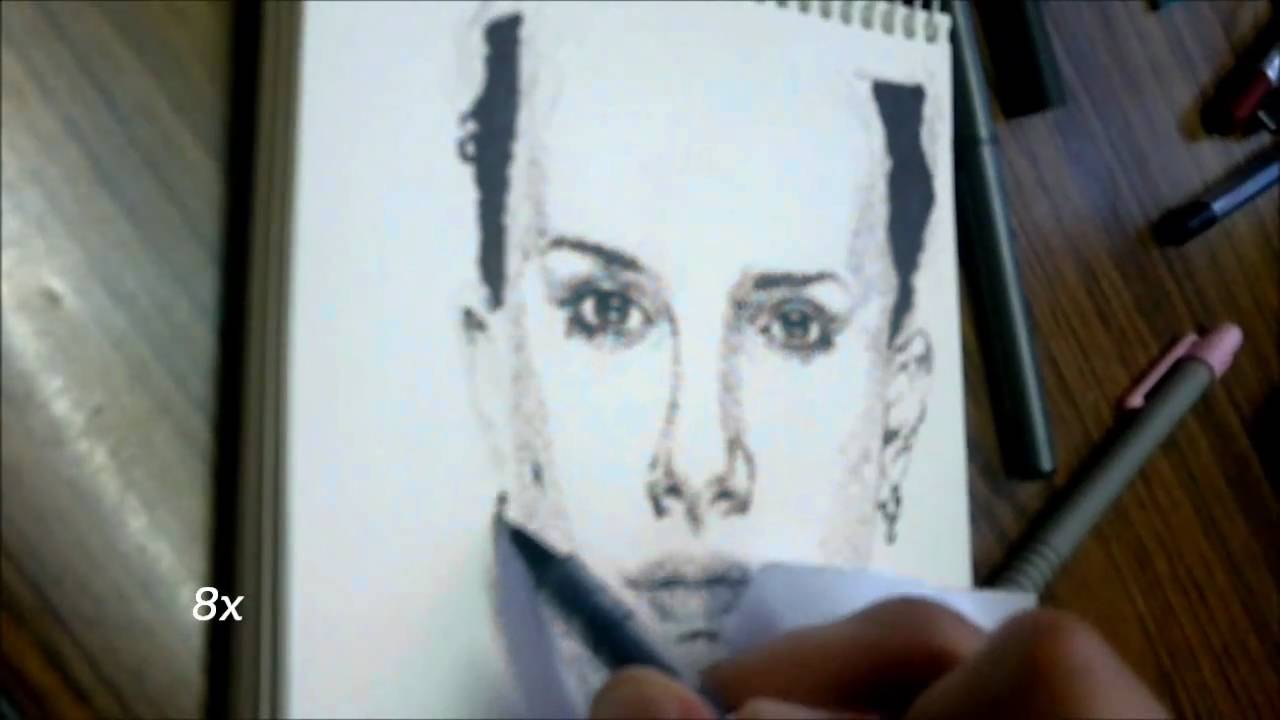 Natalie Portman - Stippled Portrait