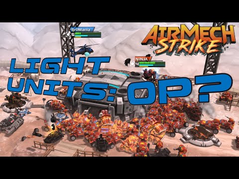 AirMech: Light Unit Spam DESTRUCTION - Br0Mania v NINJA - Salt