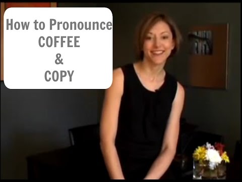 Learn how to pronounce COFFEE ☕️ & COPY 📄 - American English Pronunciation Lesson #learnenglish