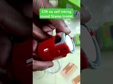 Trodat Round Self inking Stamp #trodat #stamps #viral #shorts