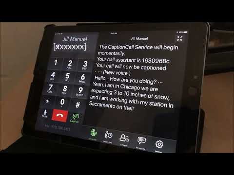 How a Caption Phone Call Works