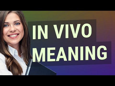 In vivo | meaning of In vivo