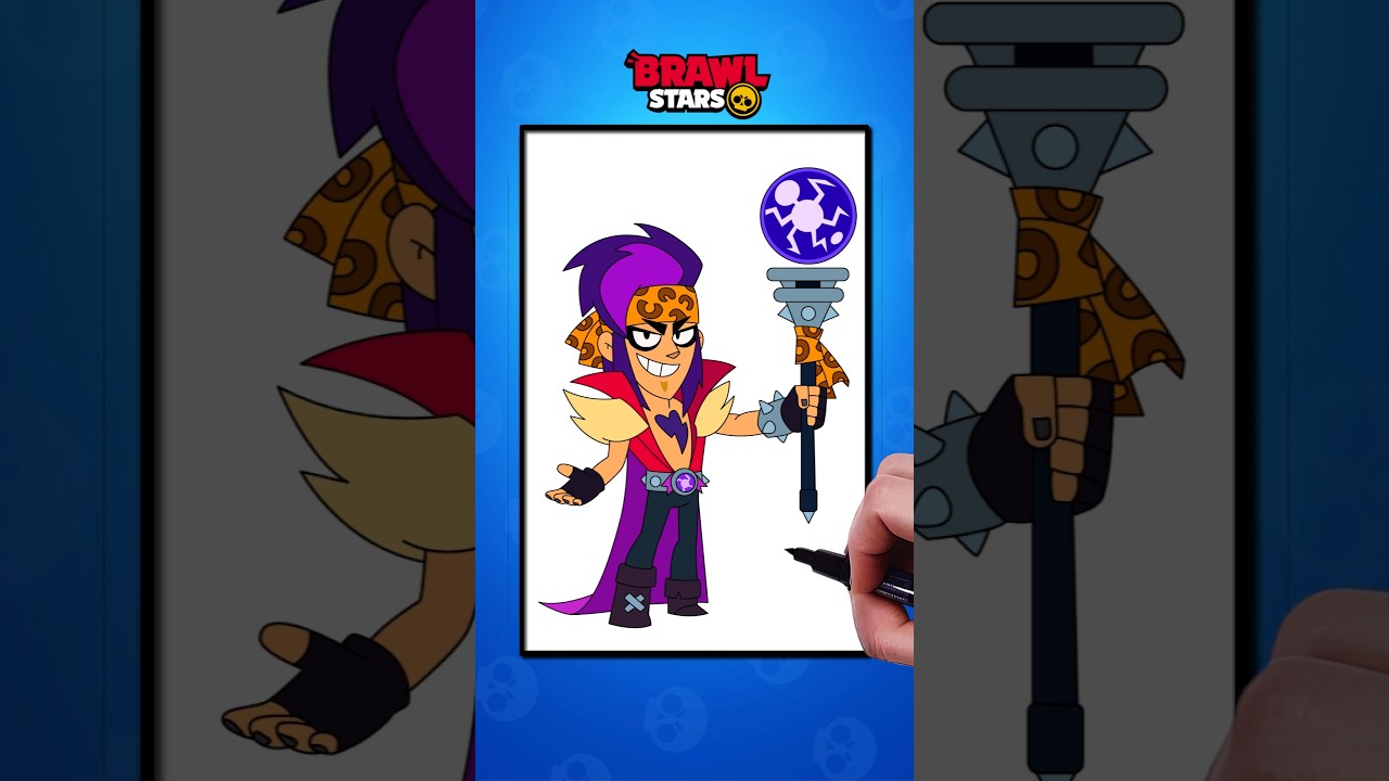 Ziggy Drawing Tutorial #ziggy #brawlstars #drawniceandeasy