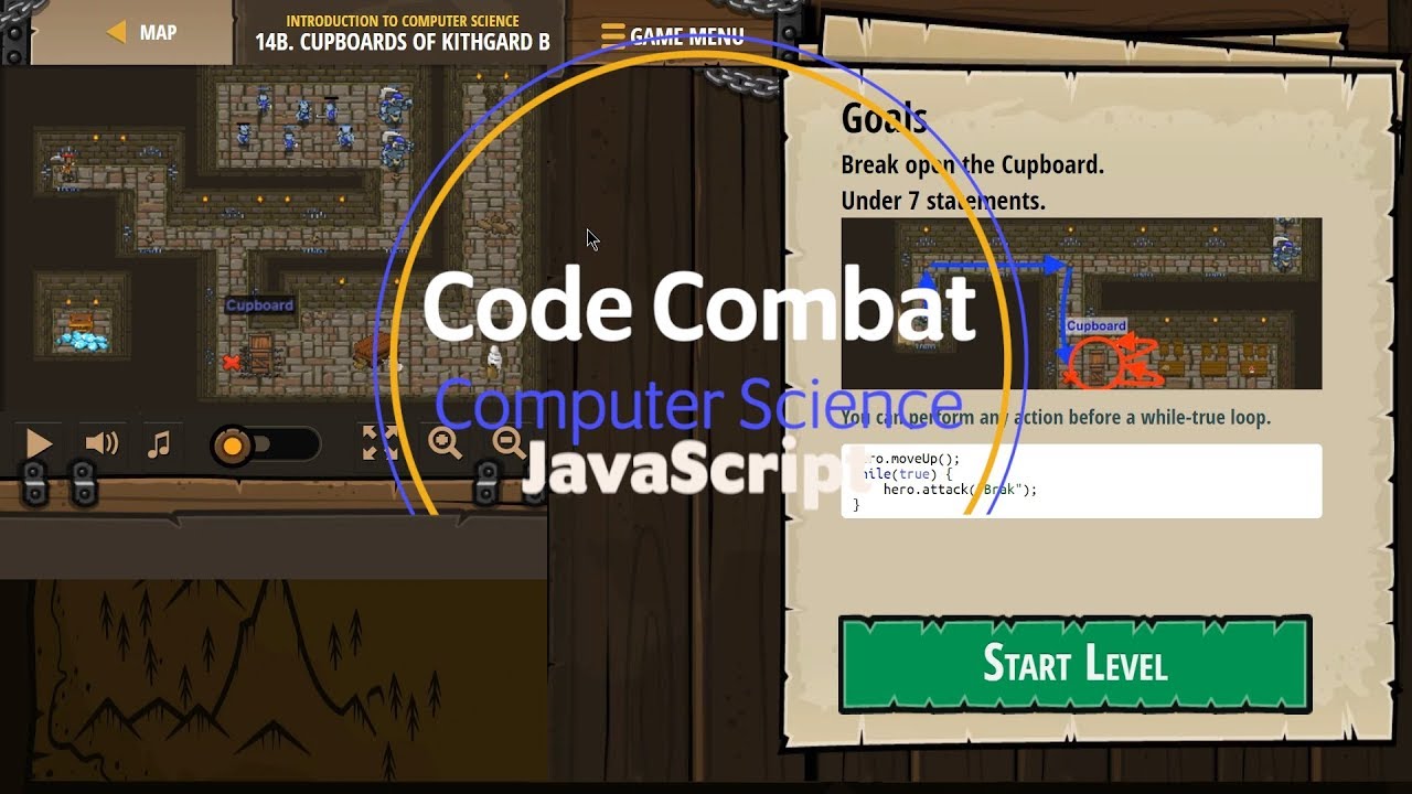 Code Combat - Level 14B JavaScript Tutorial