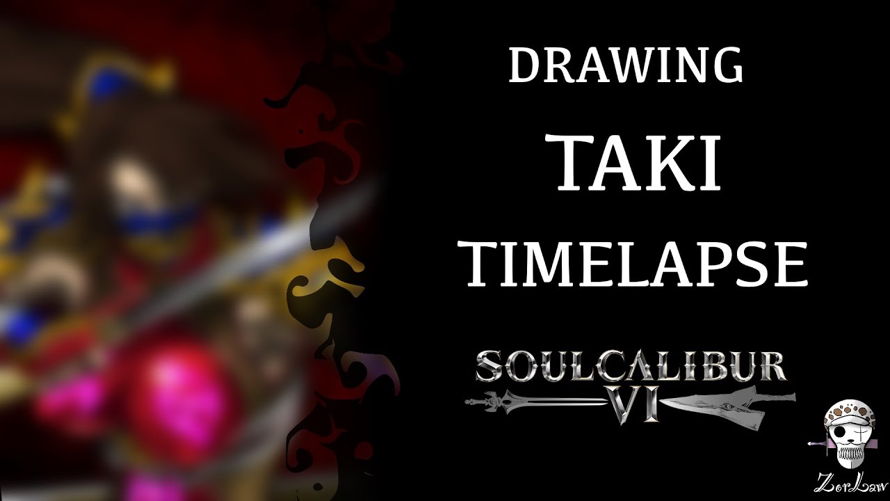 Drawing Taki (SoulCalibur)