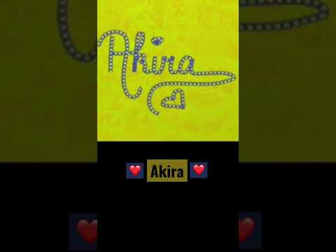 AKIRA (Calligraphy video) #calligraphy #name #akira