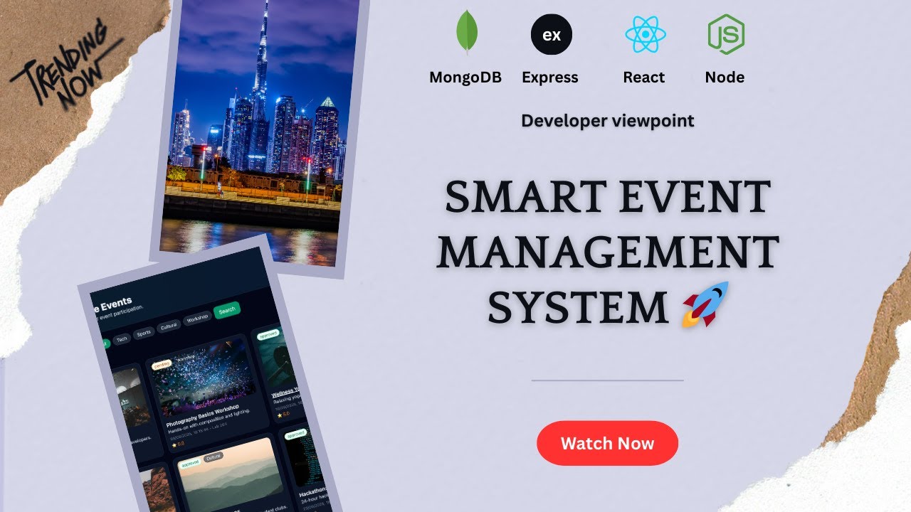 Build an INSANE Event Management System (React, Node.js & Socket.IO with Real-Time Features!)