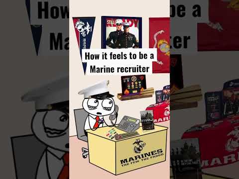 How it feels to be a Marine recruiter #shorts