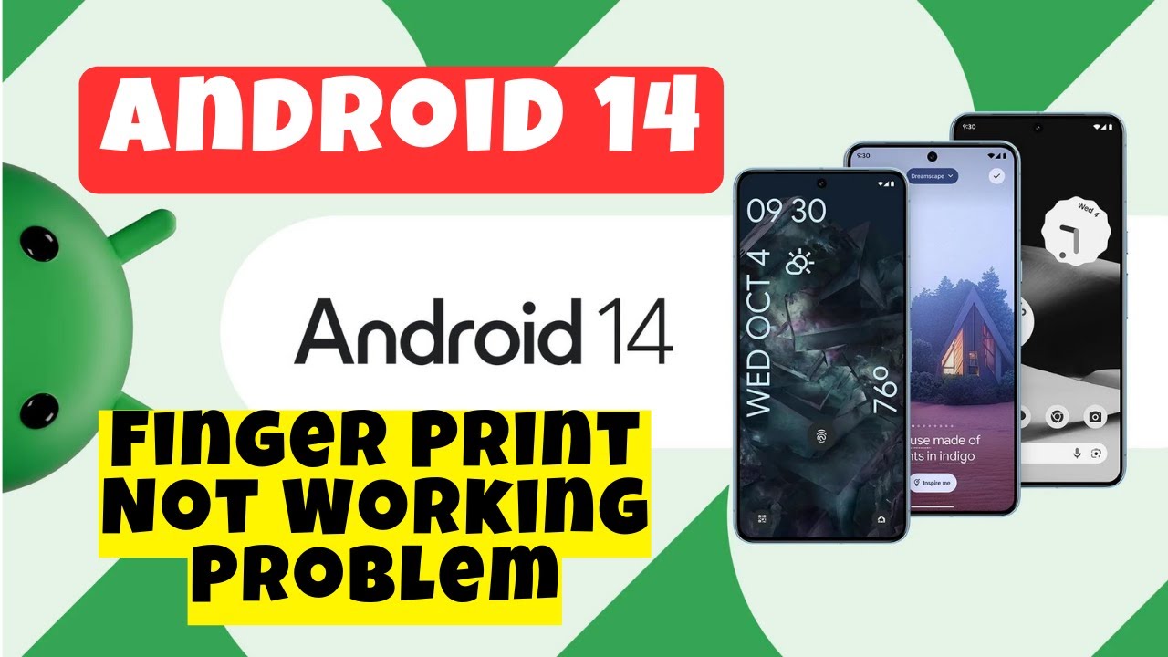 Finger Print Not Working Problem Android 14 | How to solve fingerprint sensor issue