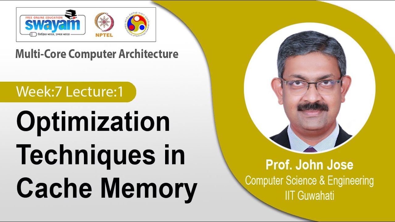 Lec 24: Optimization Techniques in Cache Memory