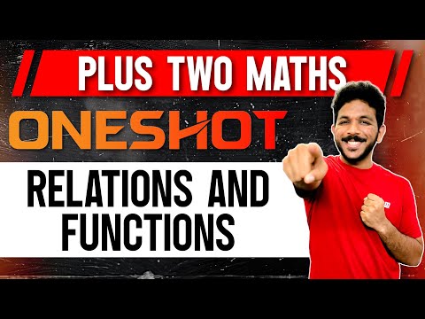 Plus Two Maths Onam Exam | Relations and Functions | Oneshot | Exam Winner Plus Two
