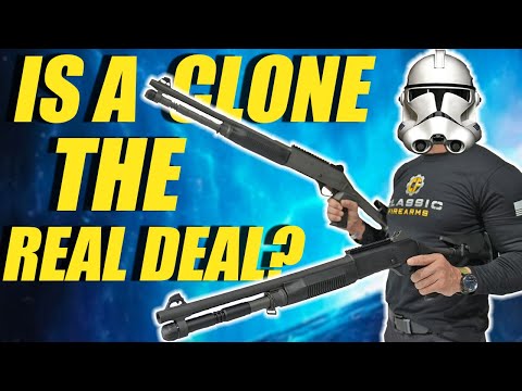 Benelli M4 vs M4 Clone Shotguns
