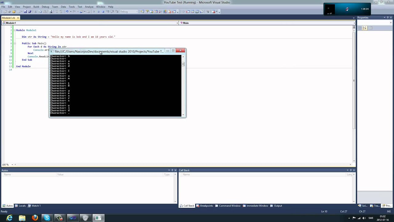 Visual Basic Tutorial #7 - For Each Loops