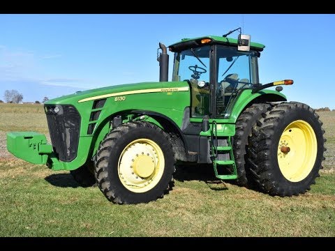 2008 John Deere 8130 "Gold Key" Tractor with 1980 Hours Sold on Indiana Farm Auction