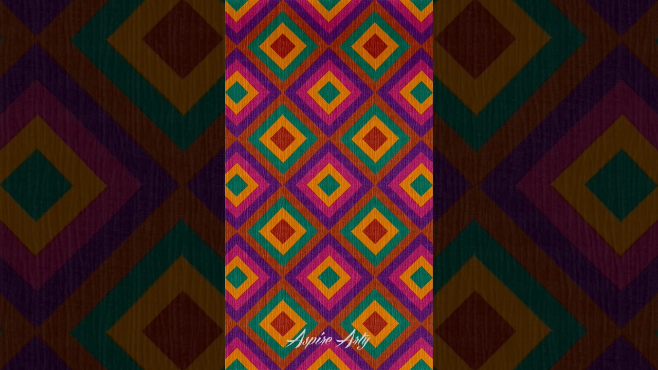 How to Create Easy Seamless Pattern Using Procreate #digitalart #art #simple #quick #relaxing #draw