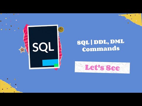 dml , ddl sql