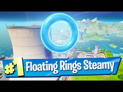 Collect Floating Rings at Steamy Stacks Location - Fortnite Battle Royale