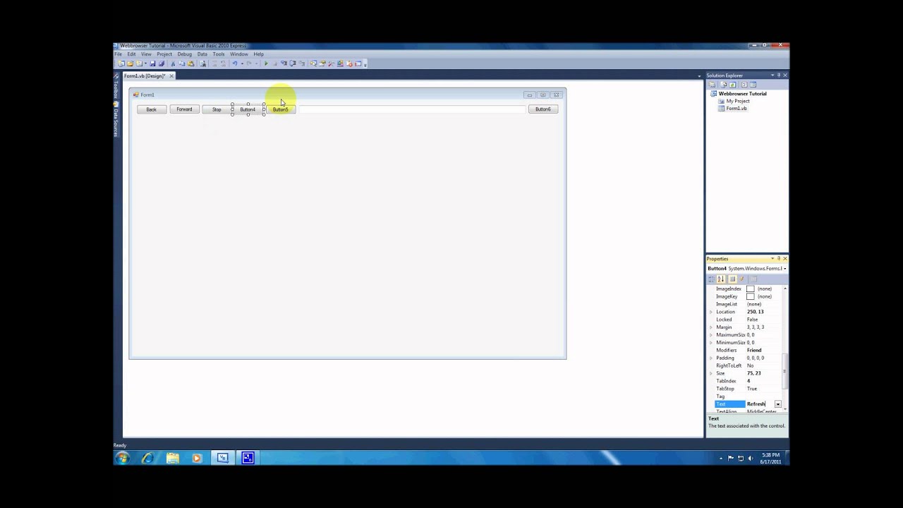 How to make a Basic Webbrowser in Visual Basic 2010/2008