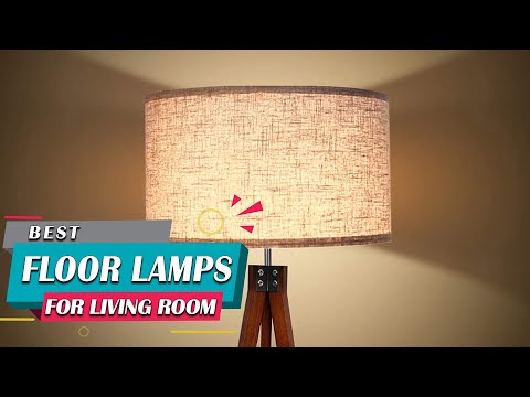 Top 3 Best Floor Lamps for Living Room [Review 2022] - Wood Tripod Floor Lamp/Led Floor Lamp