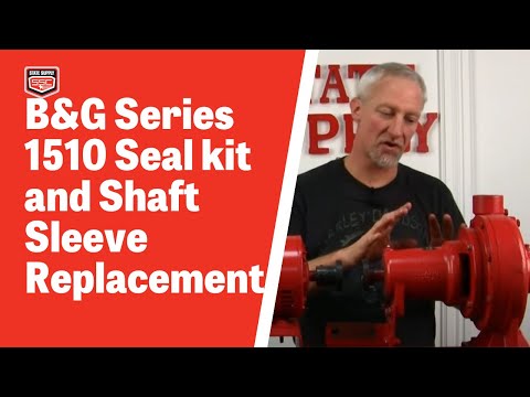 How to Replace a Bell & Gossett Series 1510 Seal Kit and Shaft Sleeve