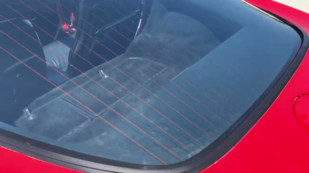 1980 Red Black Corvette MN Interior