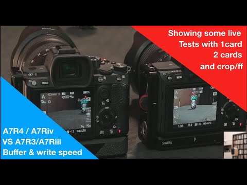 Sony a7R3 vs A7R4 buffer speed compared