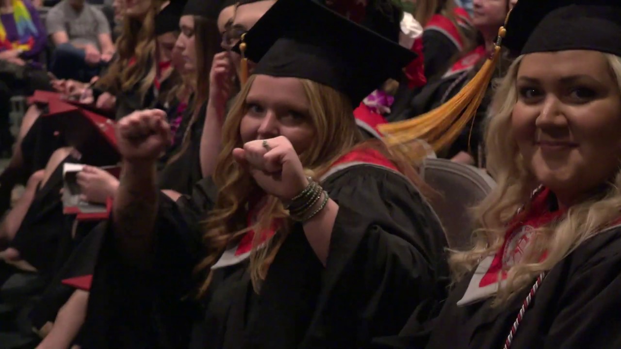 Commencement instructions - stage directions (where to walk)