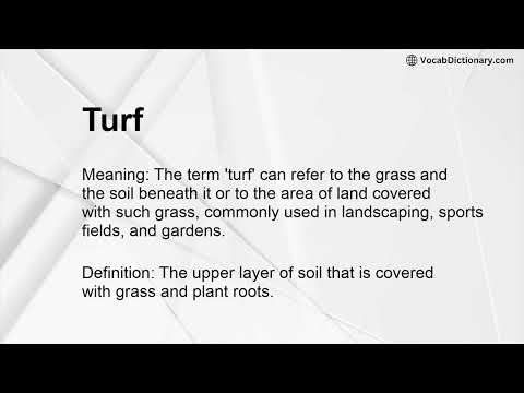Turf Meaning