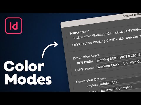 How to Change Color Modes in InDesign