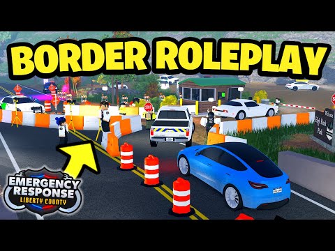Playing ERLC Border Roleplay Servers... (Emergency Response Liberty County)