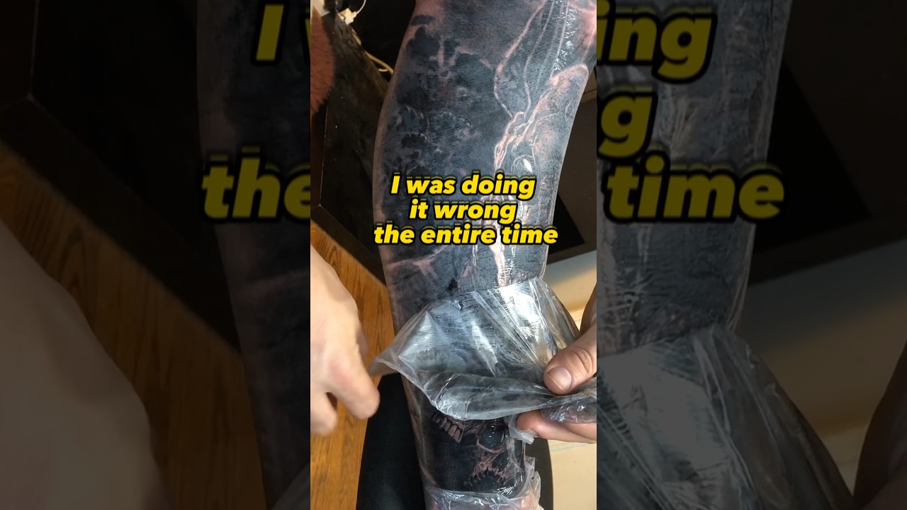 Saniderm rep SHARES his easy & painless method on removing second skin 🤯 #justinked #saniderm